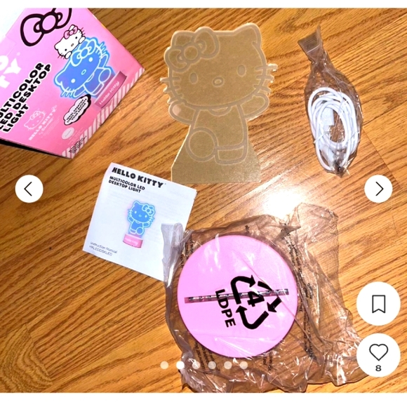 Sanrio | Other | Hello Kitty Led Desktop Lightno Flaws Other Than On ...